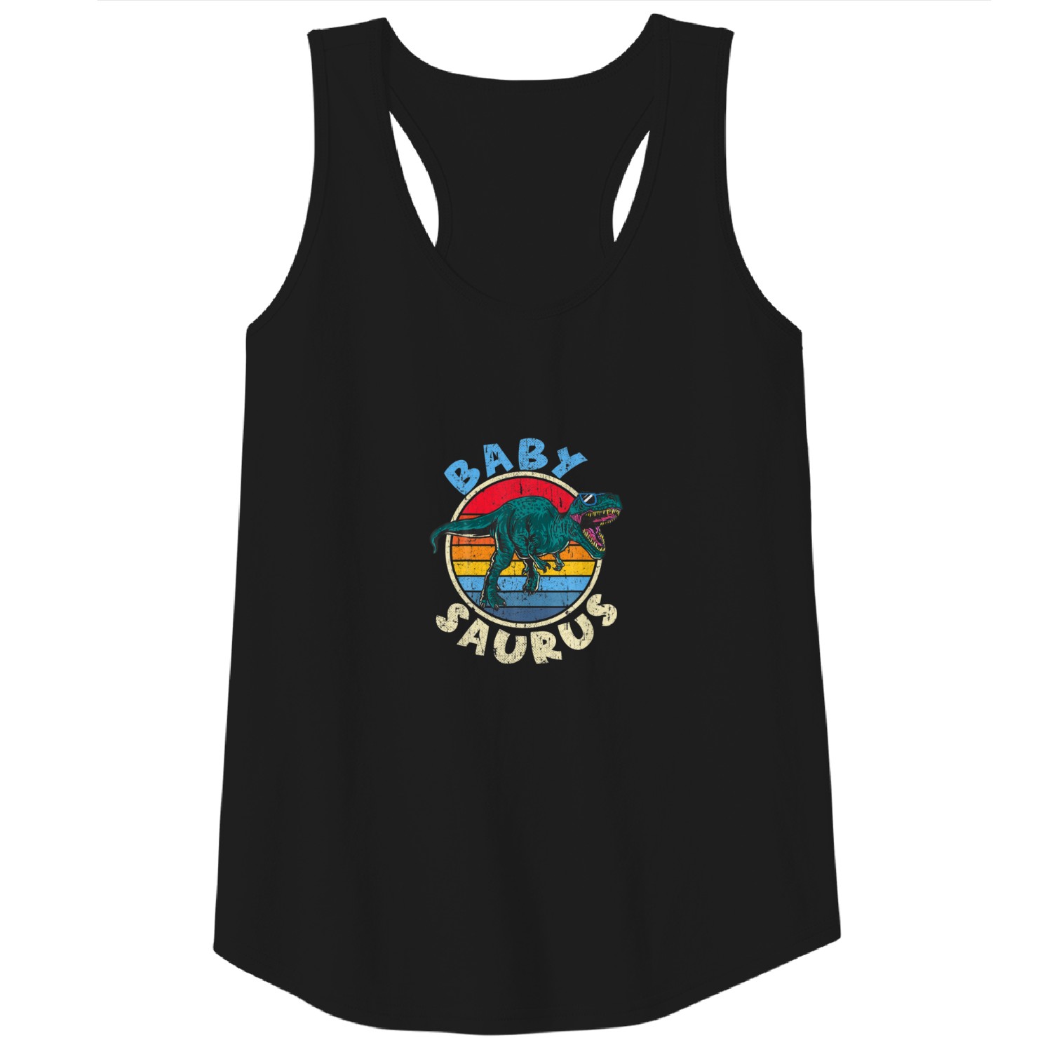 Baby Saurus I Tyrannosaurus Rex T Rex I Family Mat Tank Top