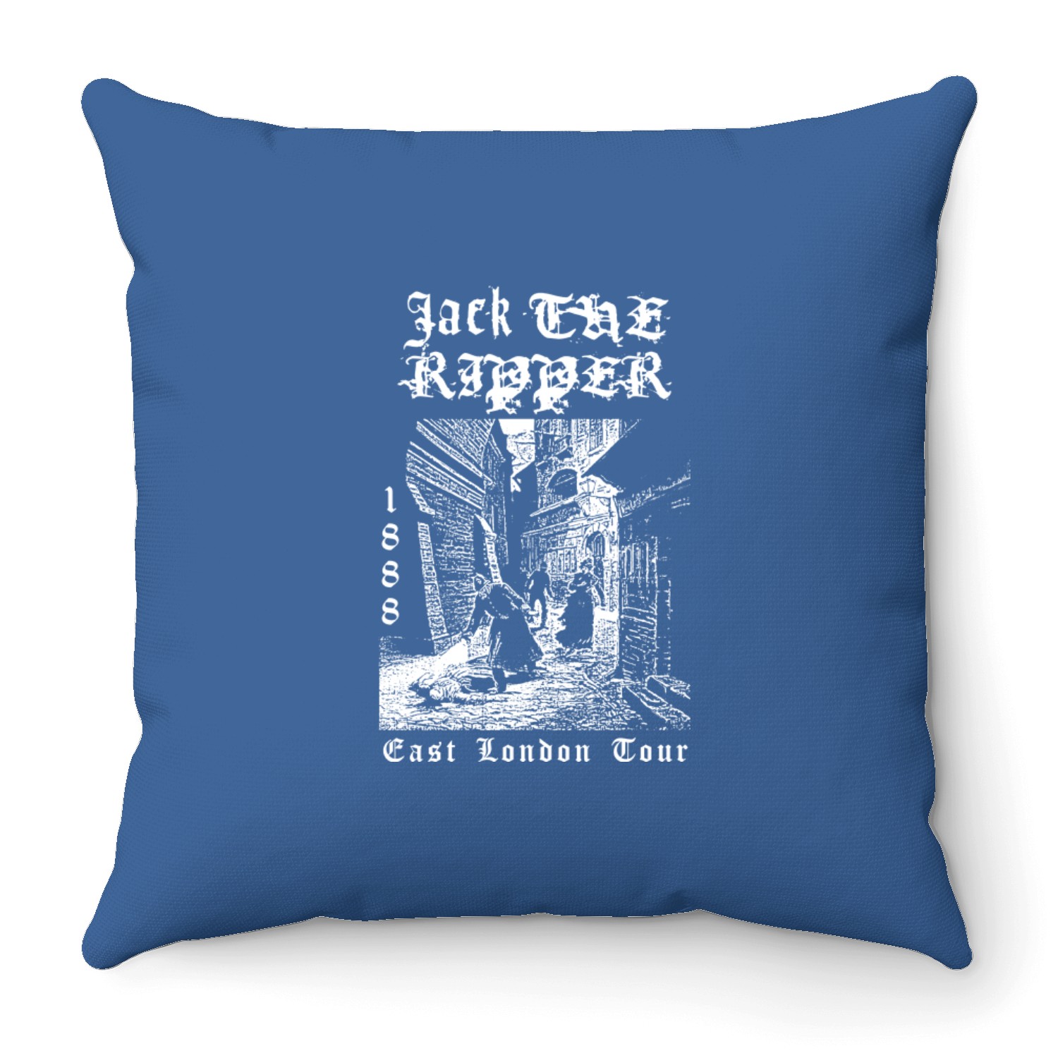 Jack The Ripper - Serial Killer - Throw Pillows