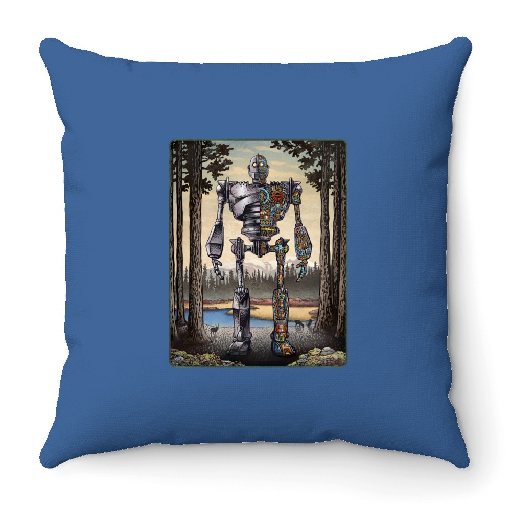 Iron Giant Cutaway - Robot - Throw Pillows