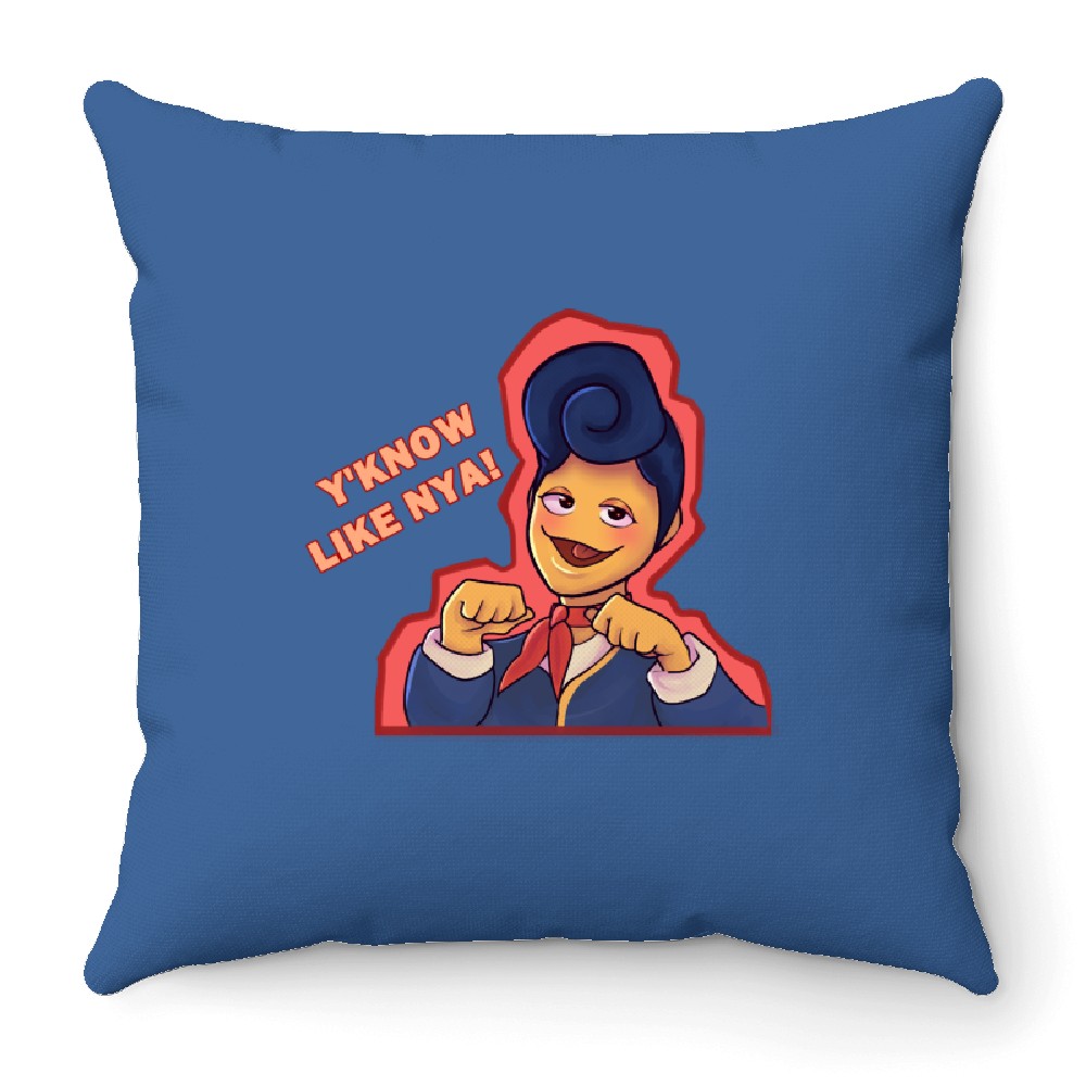 Wally Darling Welcome Homes Throw Pillows
