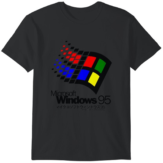 Windows 95 Microsoft Camisetas Clásicas