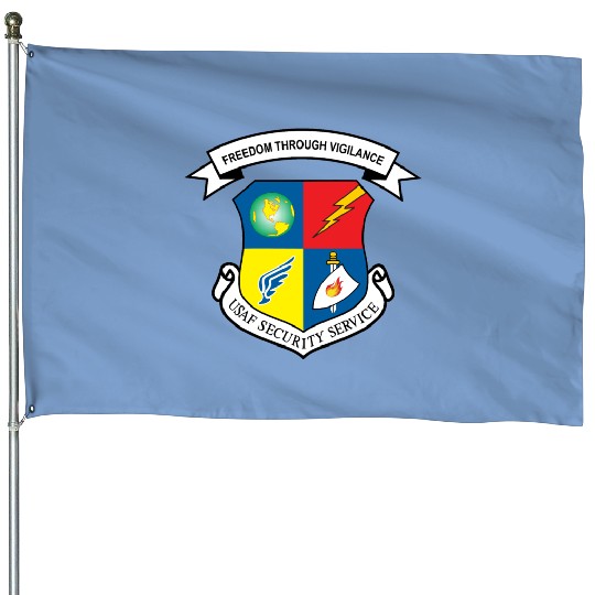 USAFSS Emblem House Flags