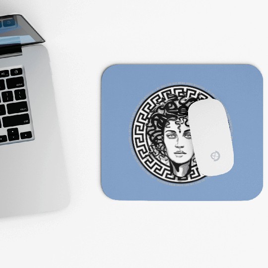 Medusa Gorgon, Snake Head, Greek Mythology Ancient Myth Mouse Pads