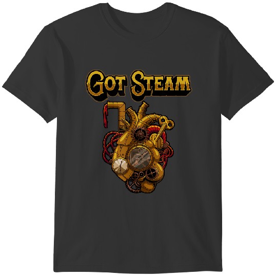 Steampunk Victorian - Steam Powered Engine Got Steam T-Shirt