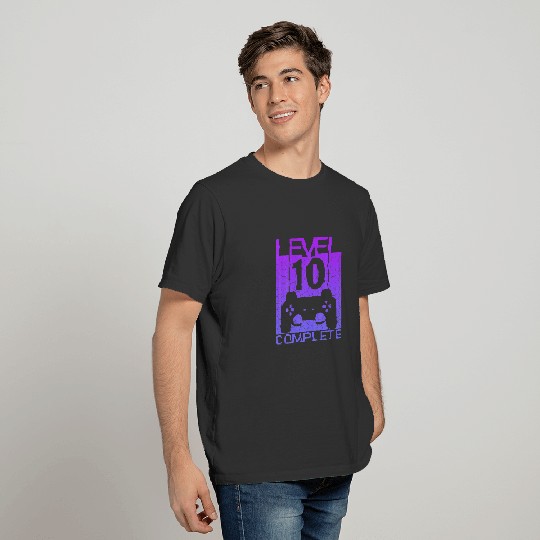 Level 10 Complete Birthday 10 Gamer/ Videogames, C T Shirts