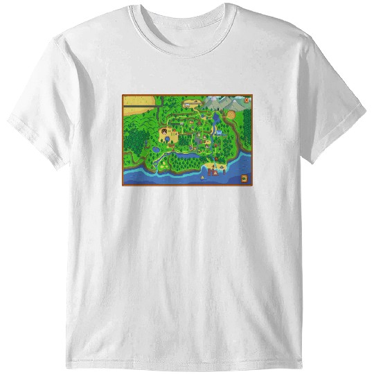 Stardew Valley Map (1) T-Shirts
