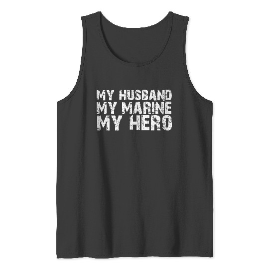 Marine Wife Military Wife Marine Corps Wife Marine Tank Top