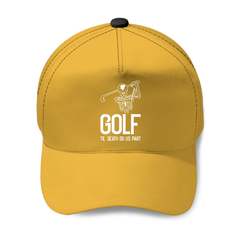 Skeleton Skulls Till Death Do Us Part Golf Skeleton Golfing Sports ...