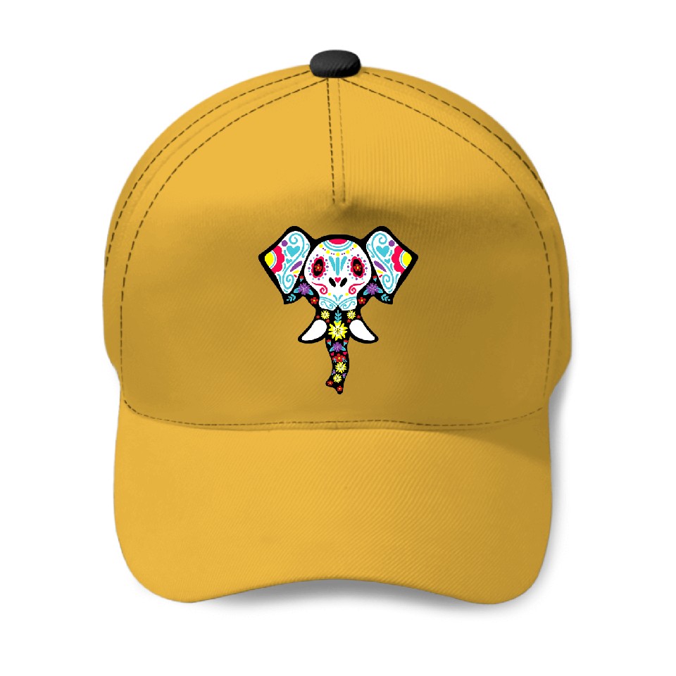 Elephant Design Sugar Skull Calavera Dia De Los Muertos Mexican ...