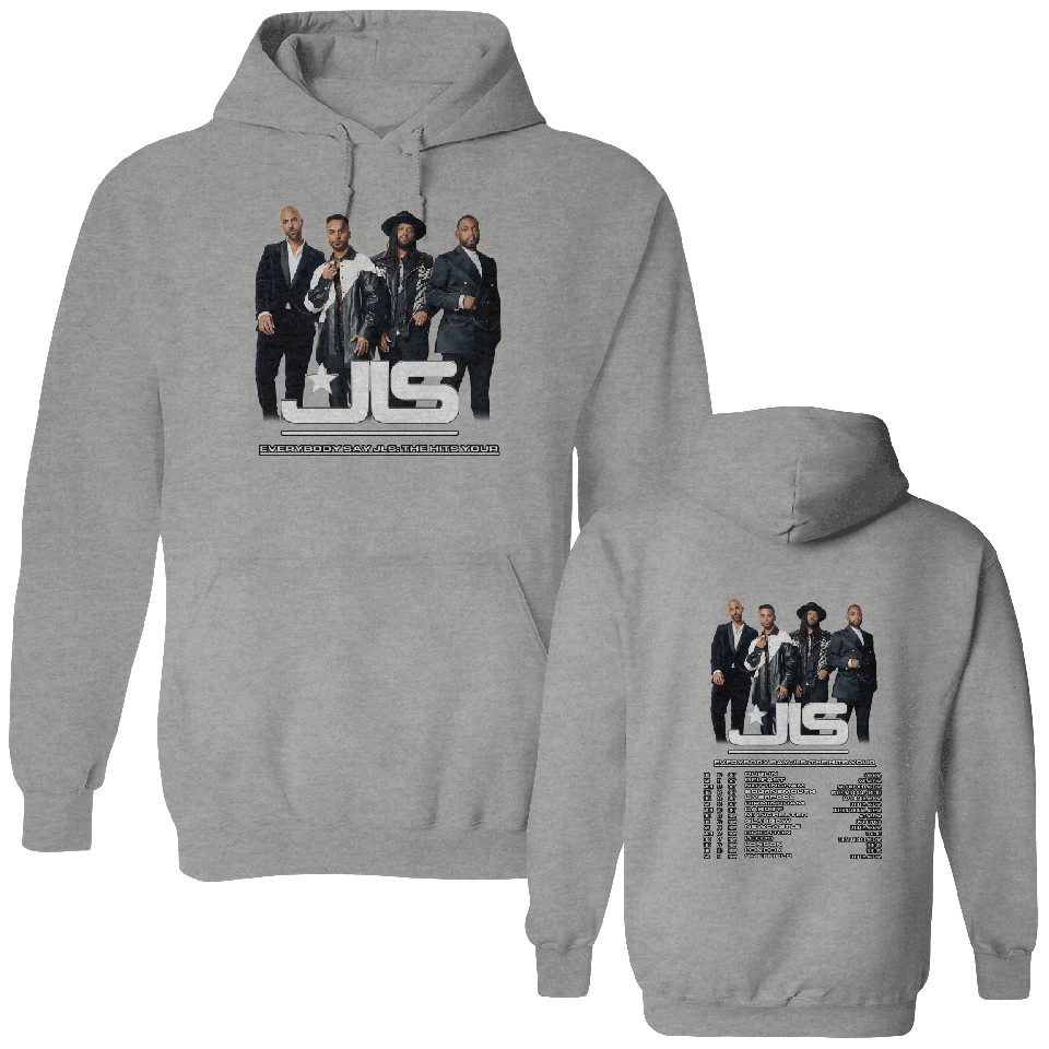 JLS 2023 Tour Double Sided Hoodies, JLS Band Double Sided Hoodies ...