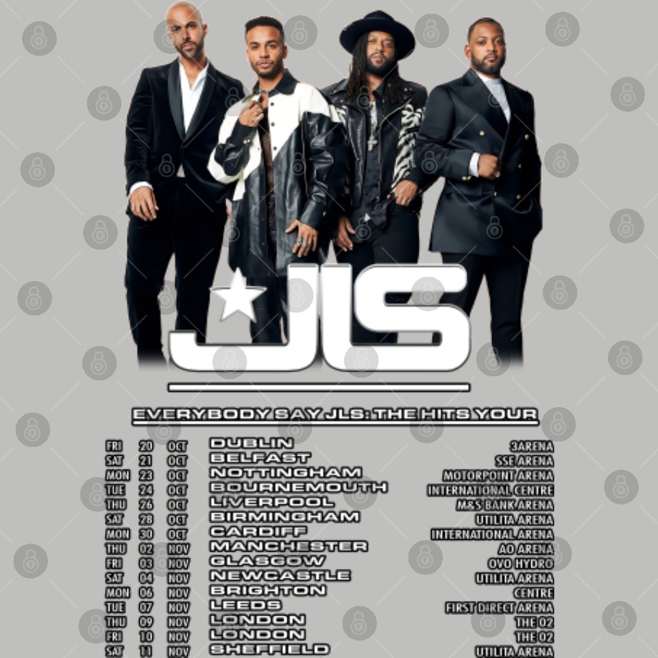 JLS 2023 Tour Double Sided Hoodies, JLS Band Double Sided Hoodies ...