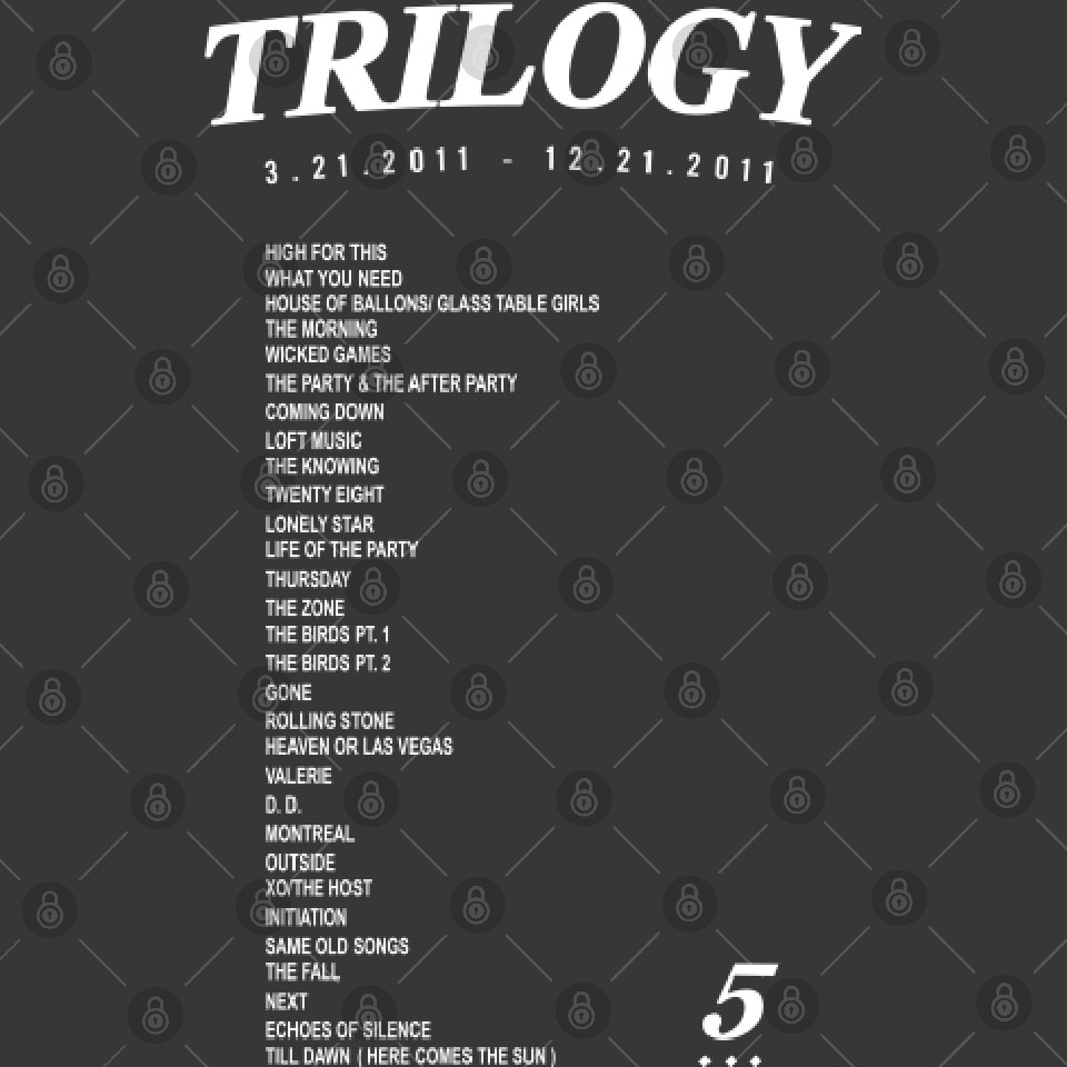 THE WEEKND TRILOGY Sweatshirt. Trilogy Sweater. The Weeknd Shirt ...