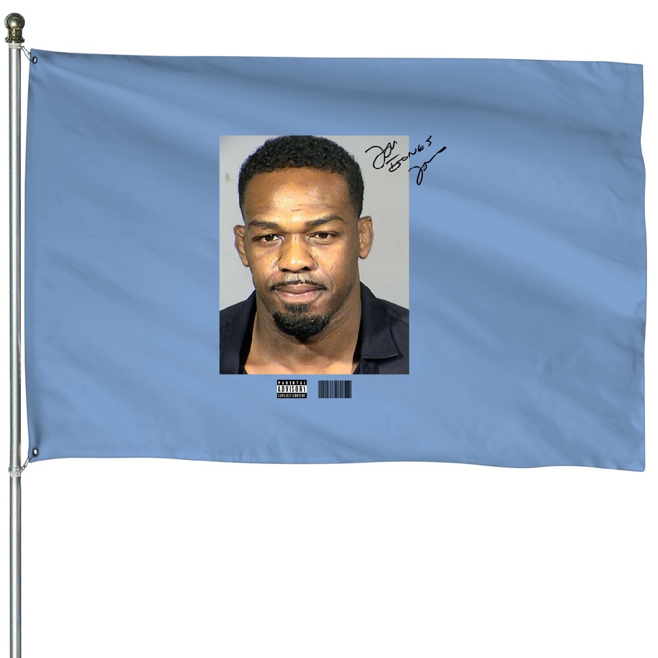 Jon Bones Jones Mugshot House Flags // UFC Champ // Funny Jon Jones ...
