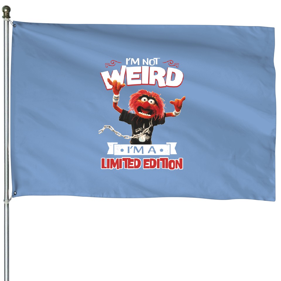 Muppet Animal Rock I'm Not Weird I'm A Limited Edition House Flags | 29 ...
