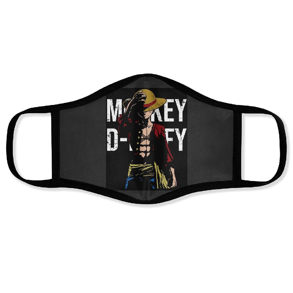 Monkey D-Luffy Face Masks Designed & Sold By KoltenDGaines