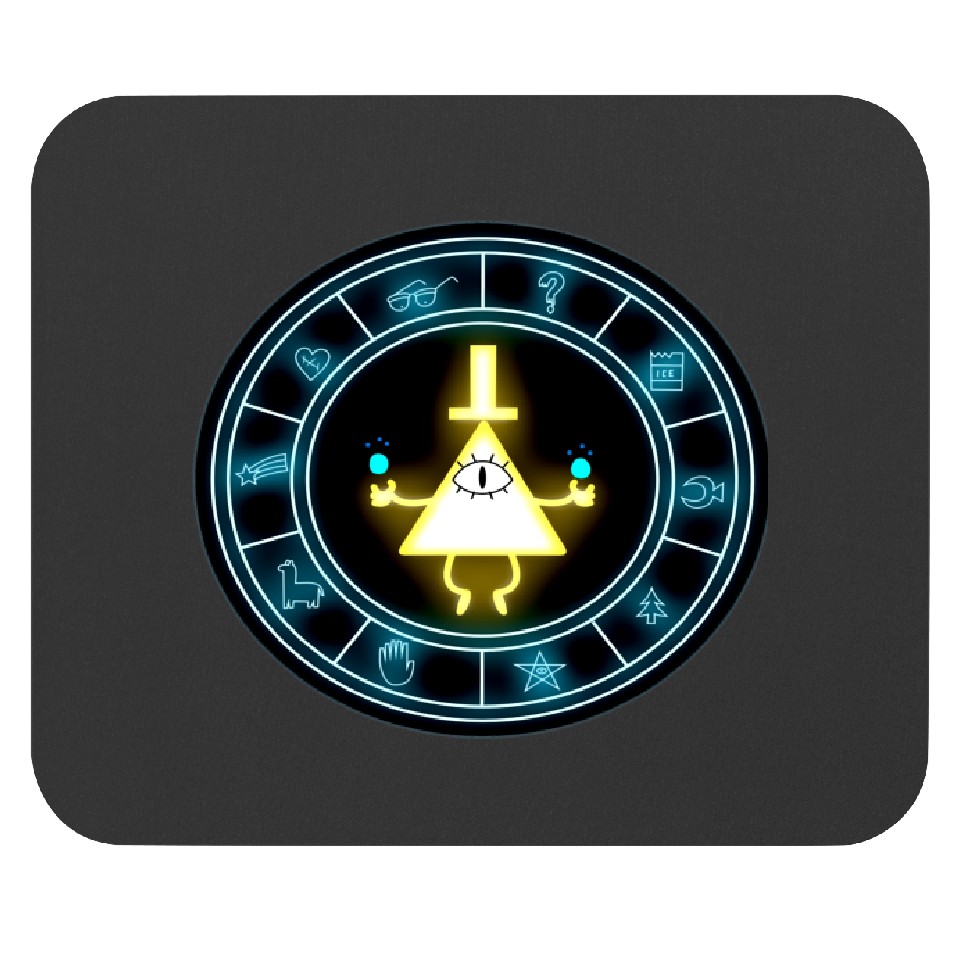 Bill Cipher Wheel Mouse Pads Designed & Sold By JermaineOlarte