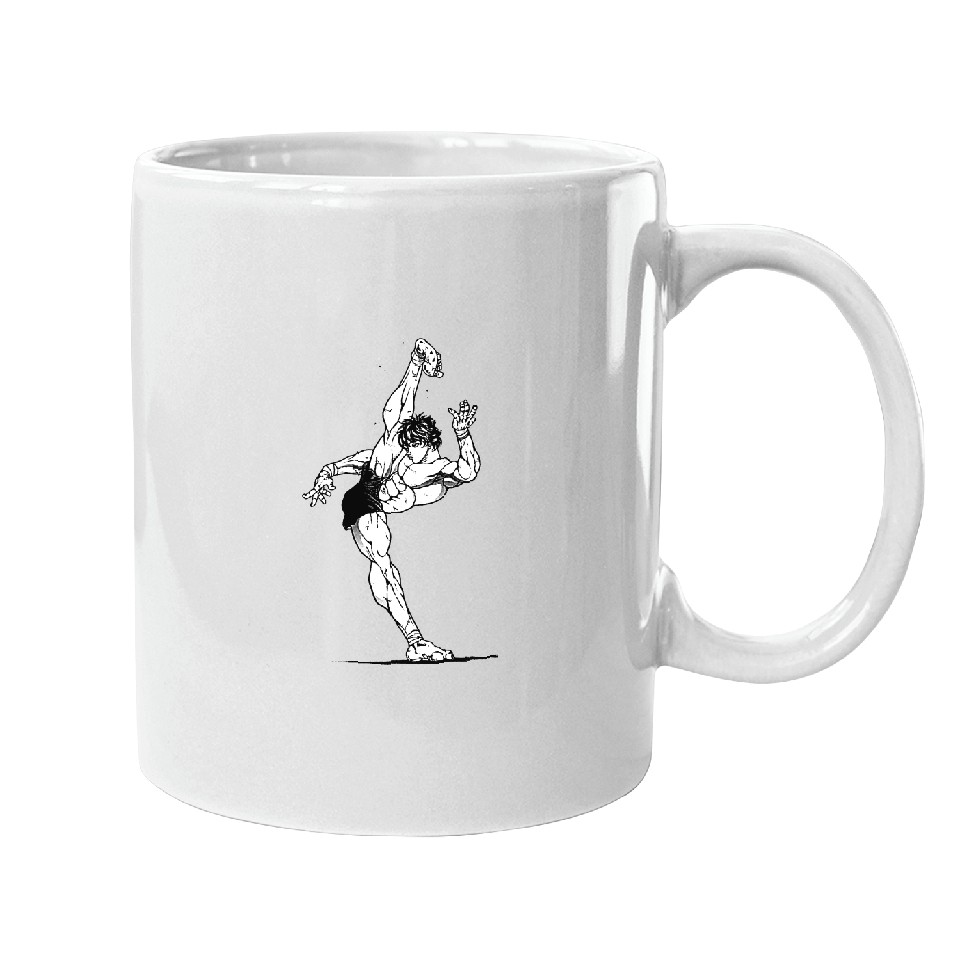 範馬刃牙 Baki The Grappler バキ アクションフィギュア メンズ レディース マグカップ BAKI HANMA ANIME ...