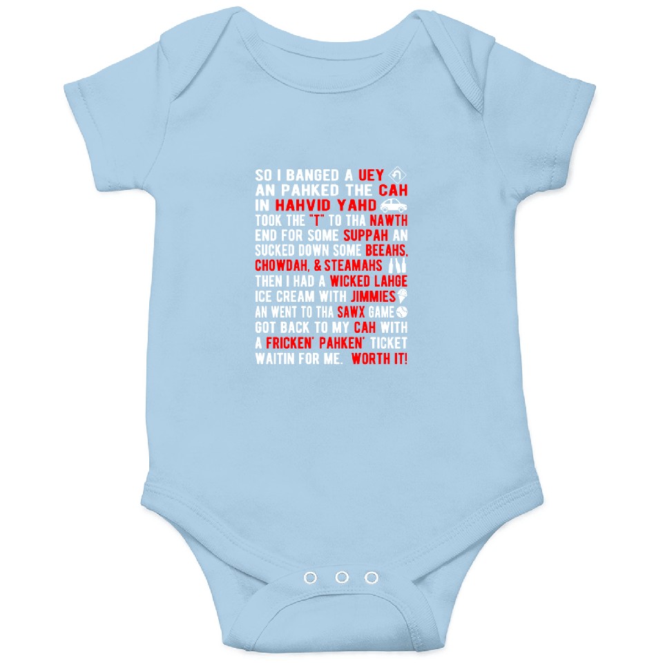 Boston slang and lingo - Boston Slang And Lingo - Onesies | 43% OFF ...