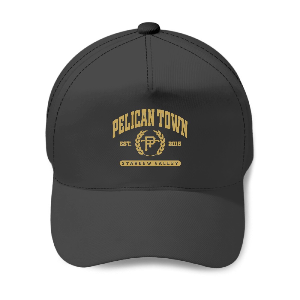 Pelican Town Crewneck Baseball Caps | Stardew Valley Baseball Caps ...