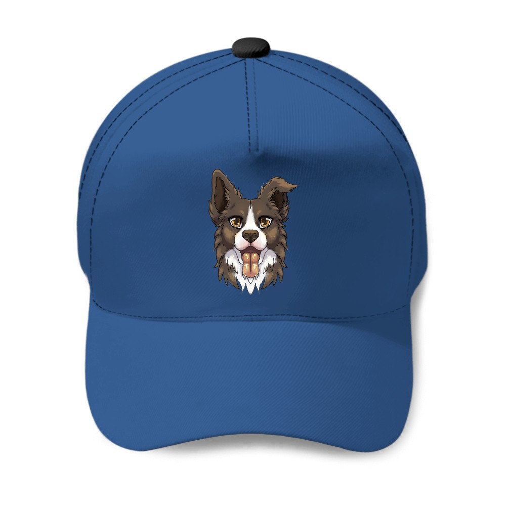 Dog Border Collie BrownLilac Border Collie Baseball Caps