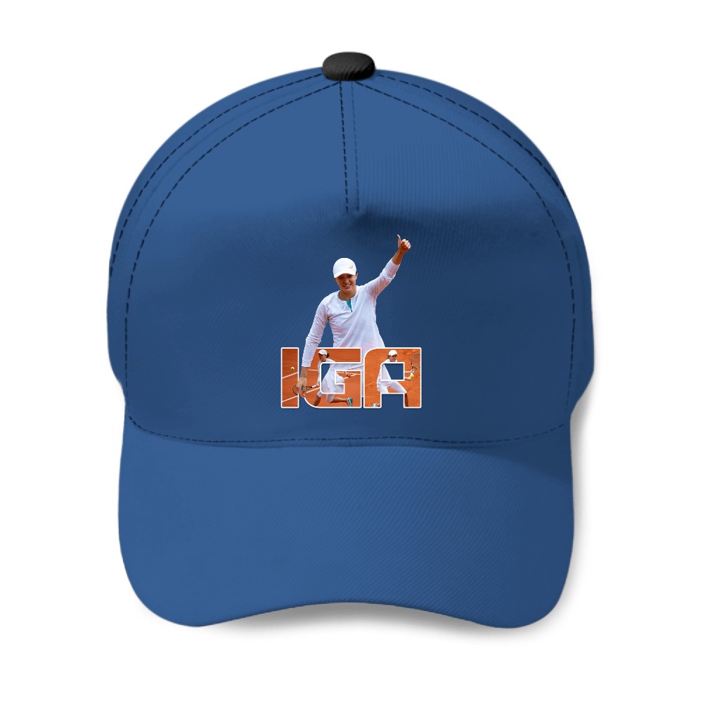 Iga Swiatek - Polish Tennis Star Baseball Caps