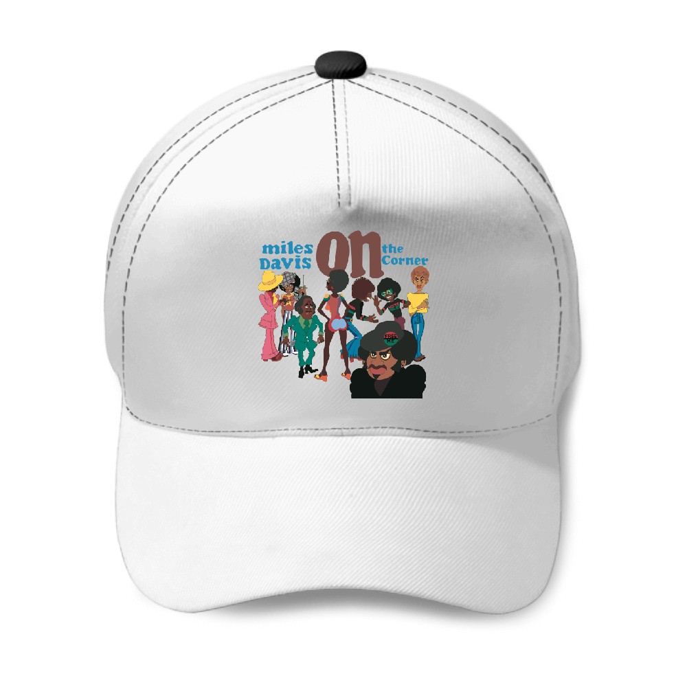 Miles Davis Baseball Caps - Miles On The Corner - Album Cover Art ...
