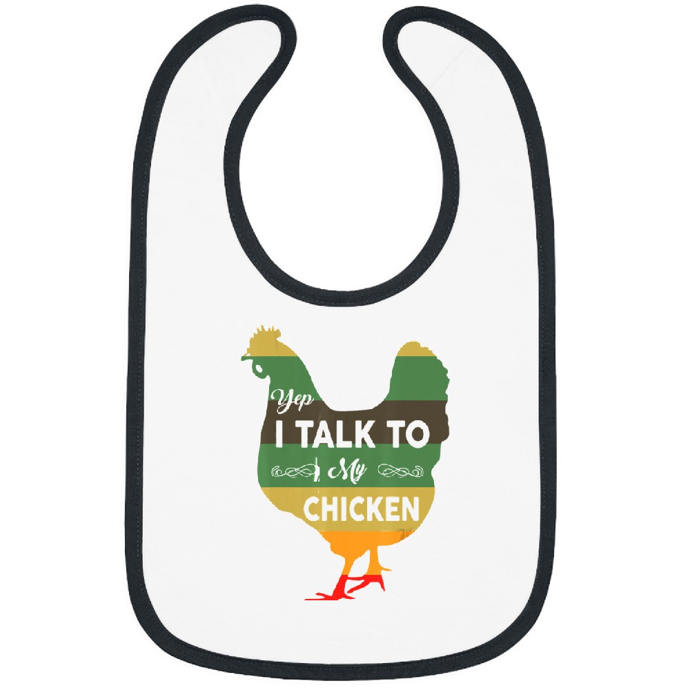 To Chickens S Cute Chicken Buffs Bibs