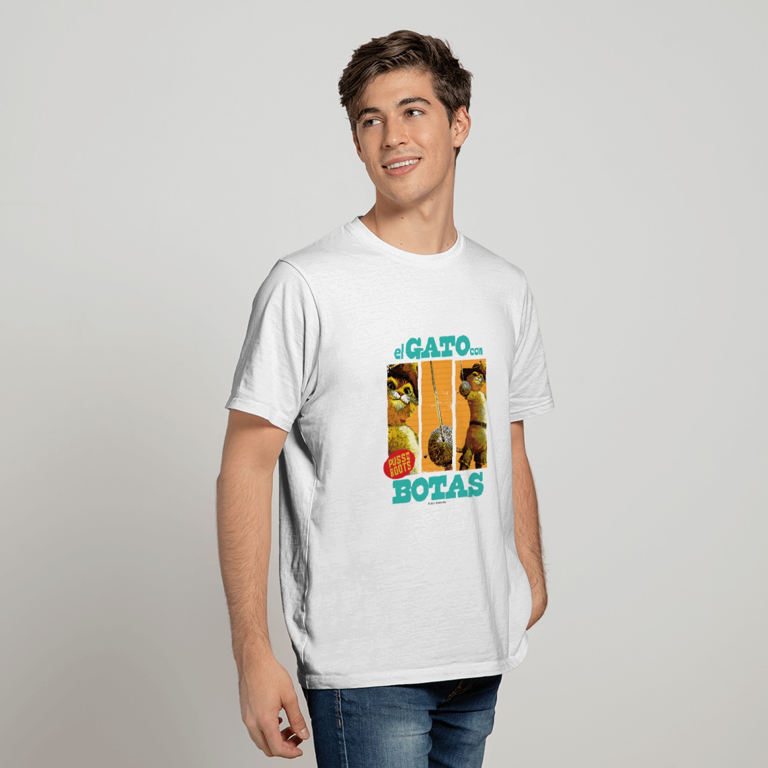 El Gato Con Botas Camisetas Clásicas
