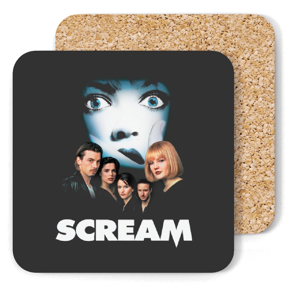 Scream Movie Scream 90s Horror Movie Coasters