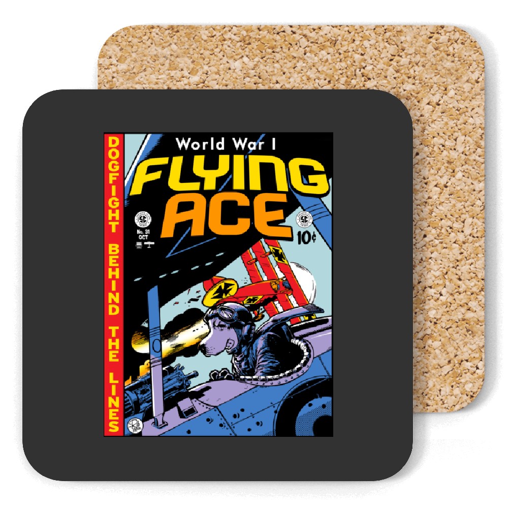 World War 1 Flying Ace - Snoopy - Coasters