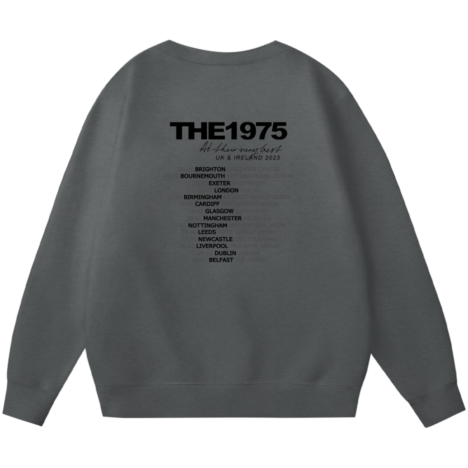 The 1975 Band UK Tour 2023 Double Sided Sweatshirts, Matthew Healy ...