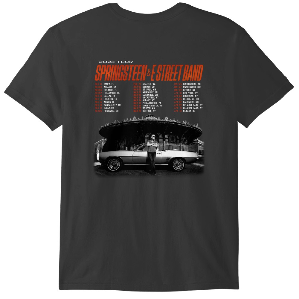 Bruce Springsteen 2023 Tour Shirt, Springsteen Shirt, Springsteen N E ...