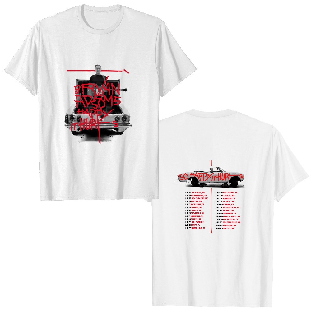 Bryan Adams So Happy It Hurts Tour 2023 Merch, Bryan Adams Tour 2023 Shirt