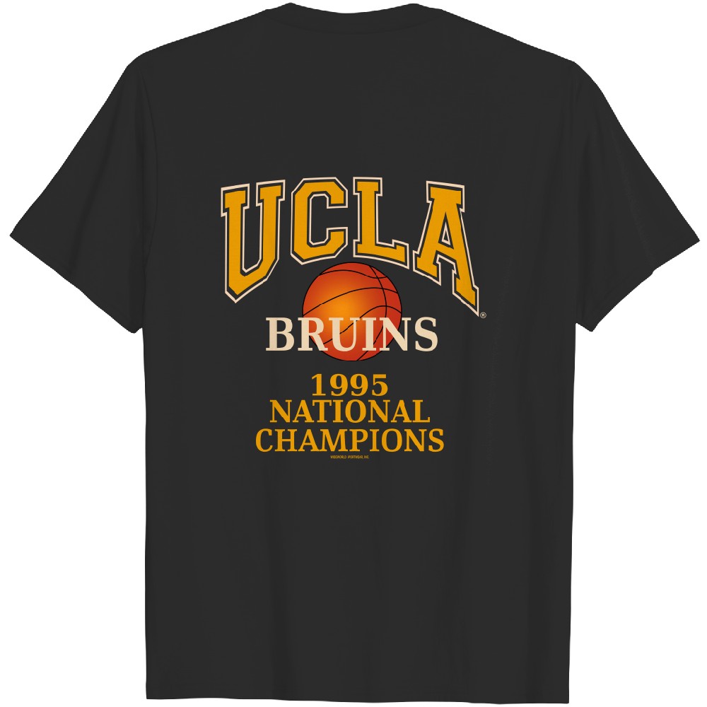 Vintage 90's UCLA Bruins National Champion 1995 Basketball T Shirt