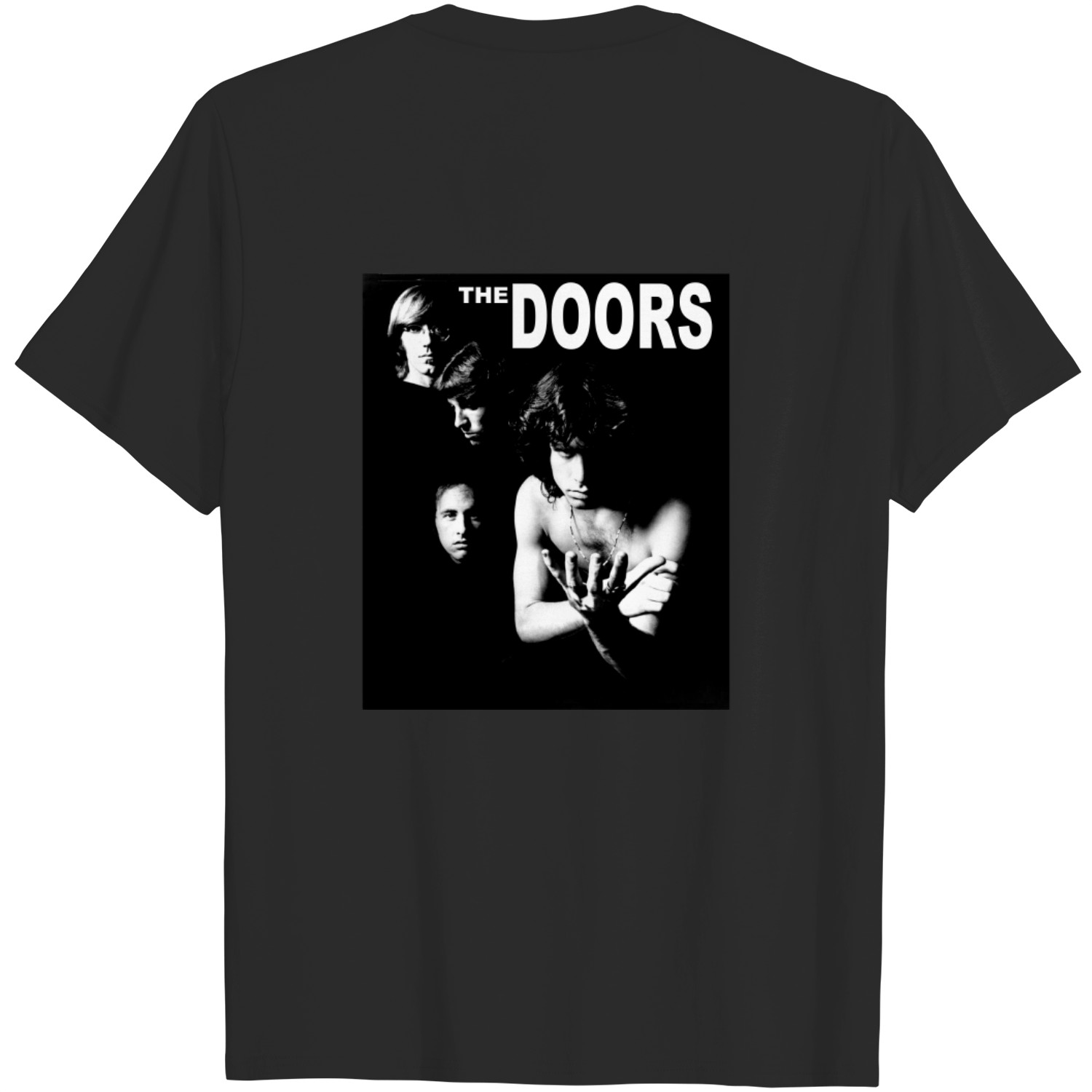 Vintage The Doors Merch T-shirt Jim Morrison Double Side Rare 80s