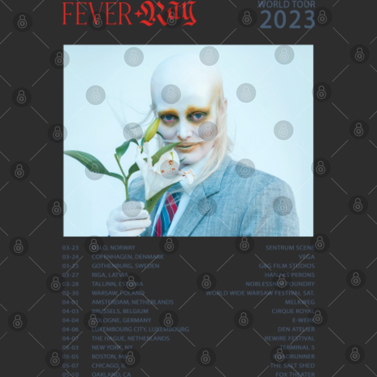 Theres No Place Id Rather Be Tour 2023 Fever Ray Shirt