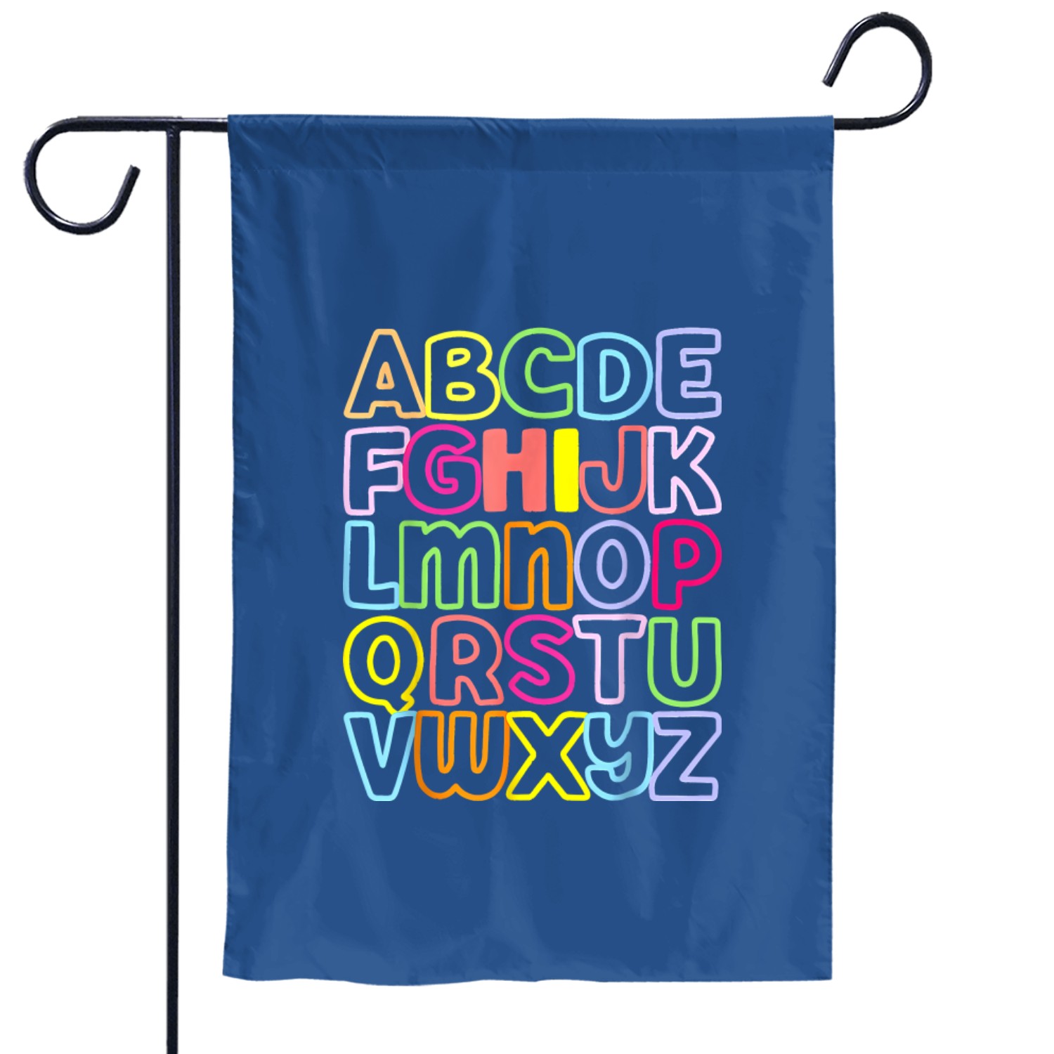Hi Alphabet Back To School Pre K Kindergarten Teacher ABC Garden Flags