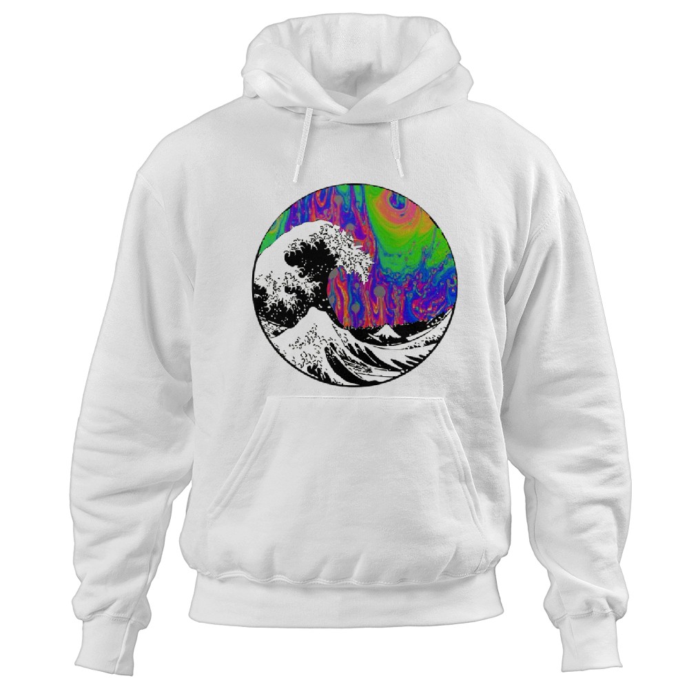 Oil Slick Trippy Aesthetic Wave Tapestry Hoodies Designed & Sold By ...