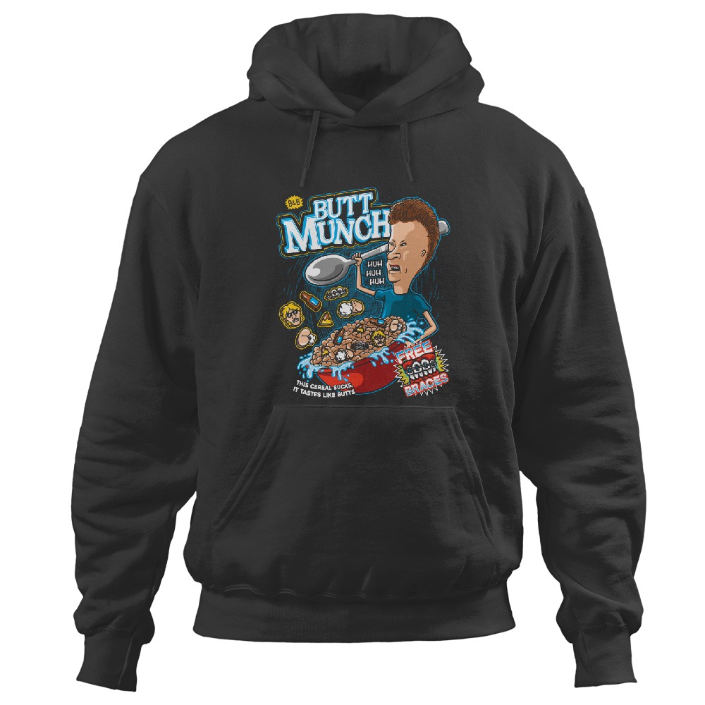 Butt Munch Cereal - Beavis And Butthead - Hoodies