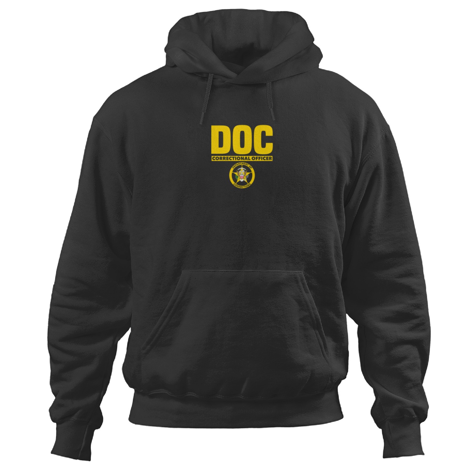 Correctional Prison Officer Thin Gray Line Flag Duty Hoodies