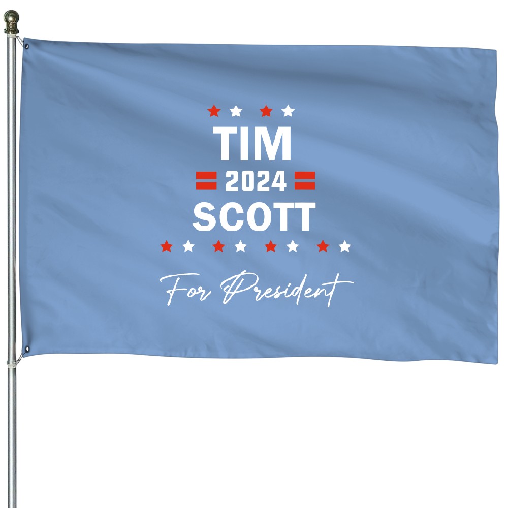 Tim Scott 2024 Tim Scott For President House Flags