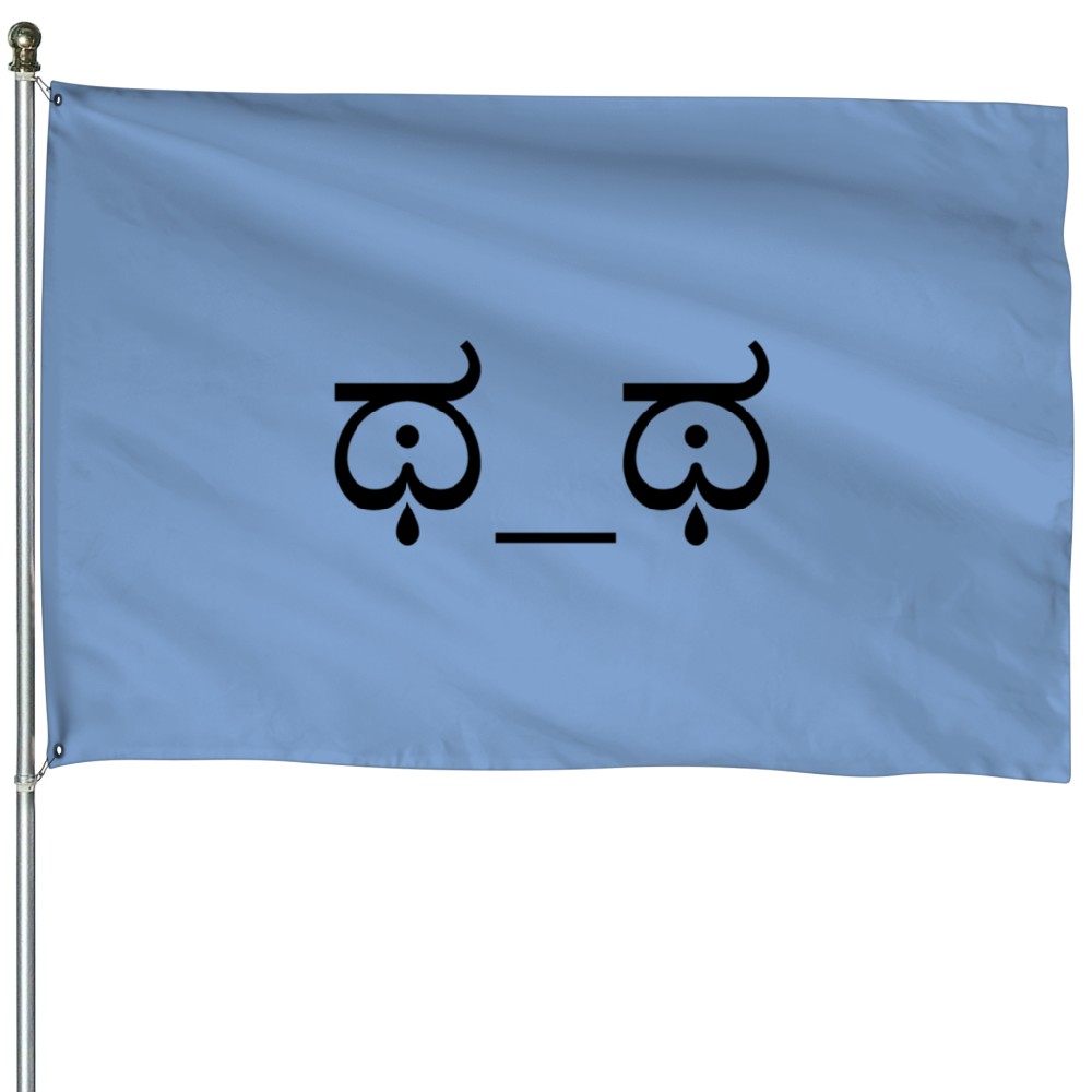 Crying Sad Cute Emoji Face Social Media Meme House Flags