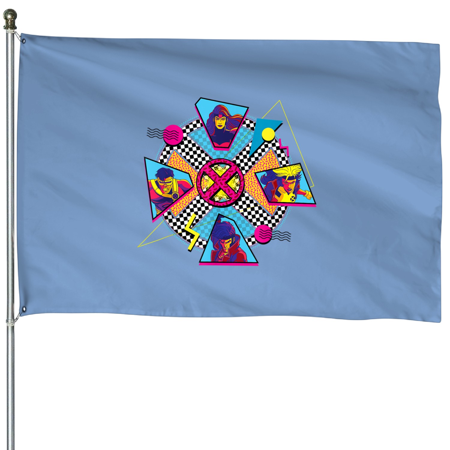 Marvel X-Men Jean Grey Cyclops Rogue Gambit 90s House Flags
