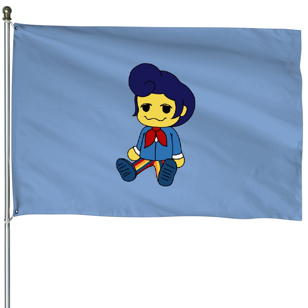 Cute Welcome Wally Darling Chibi House Flags