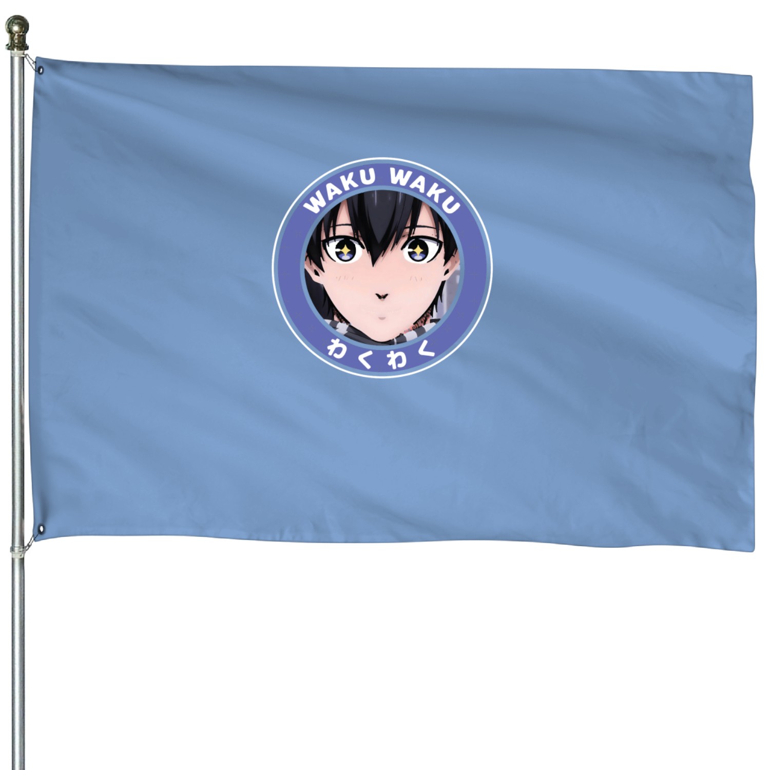 Blue Lock - Kawaii Yoichi Isagi House Flags