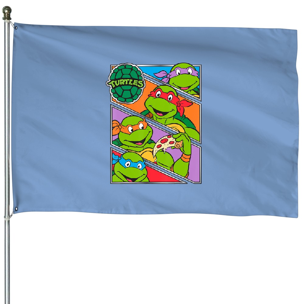 Ninja Turtles Multiple Panels House Flags