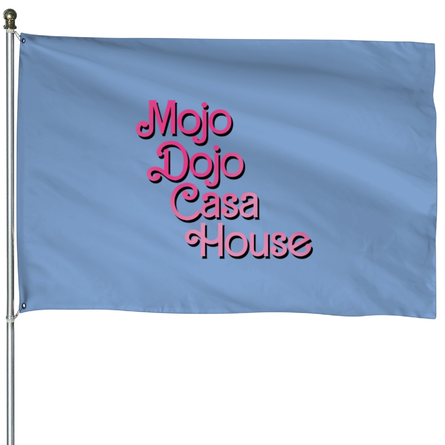 Mojo Dojo Casa House Pink House Flags