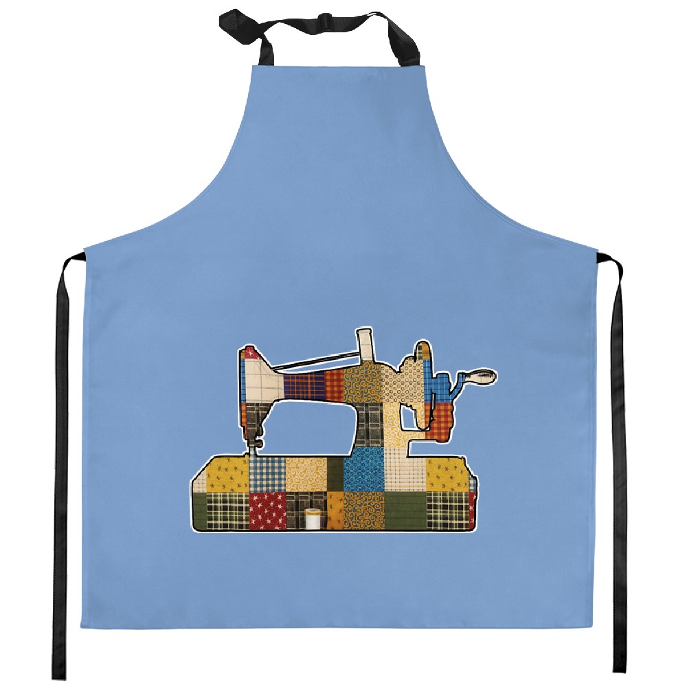 Sewing Machine Tile Pattern Sewing Machine Kitchen Aprons