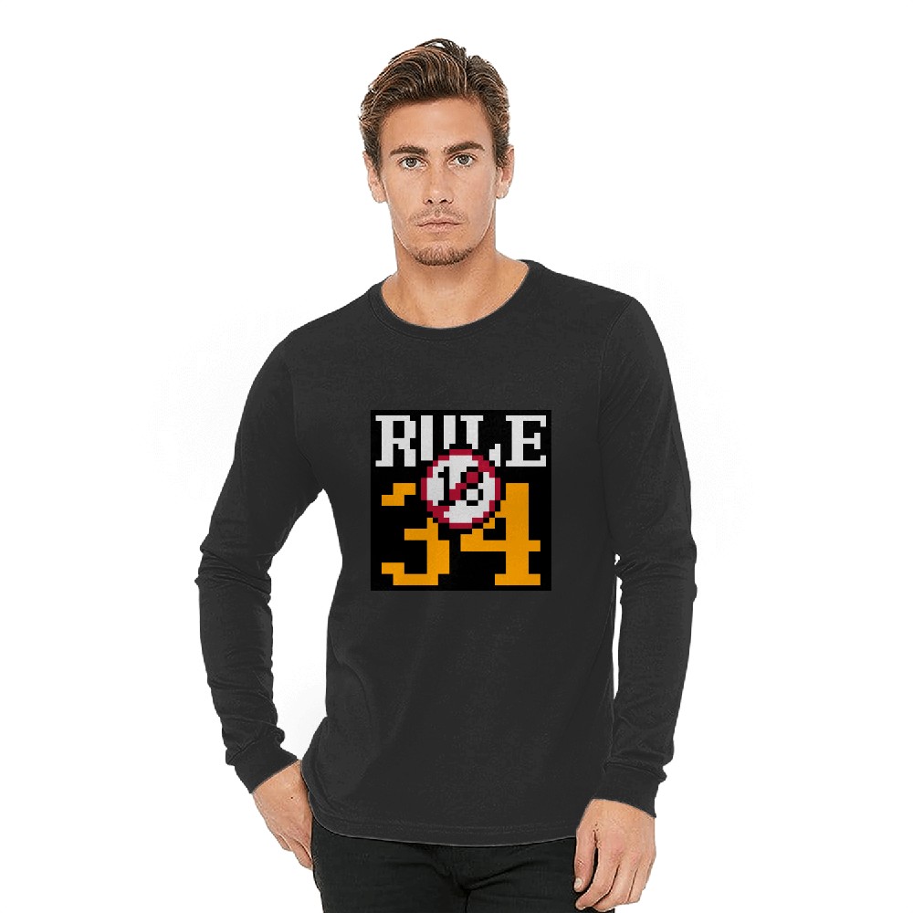 Rule 34 Pixel Art Long Sleeves