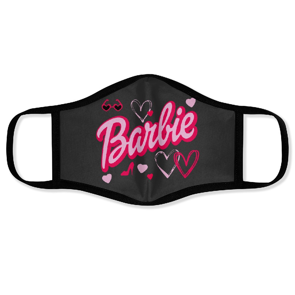 Barbie Heart 2023 Face Masks, Barbie Heart Fan Face Masks, Cheetah ...